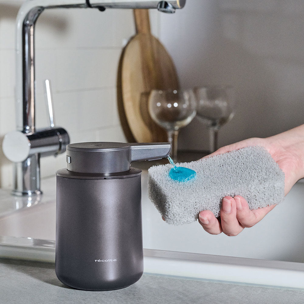 recolte(レコルト) 充電式オートディスペンサー液体用 ダークグレー RDS-2(DGY) |キッチン用品通販サイト Y.YACHT STORE